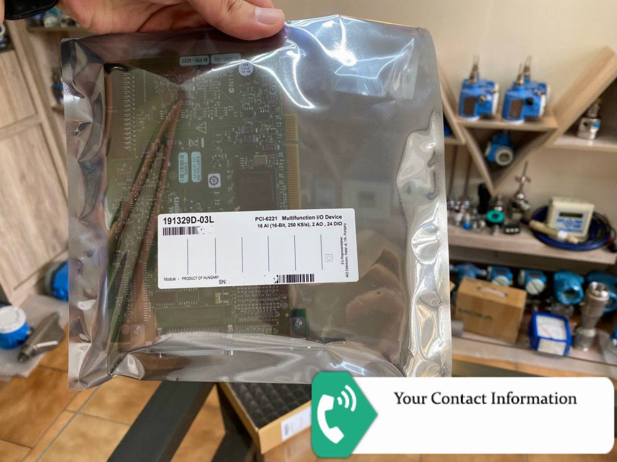 کارت داده برداری DAQ مدل PCI-6221 کارت داده برند National instrument