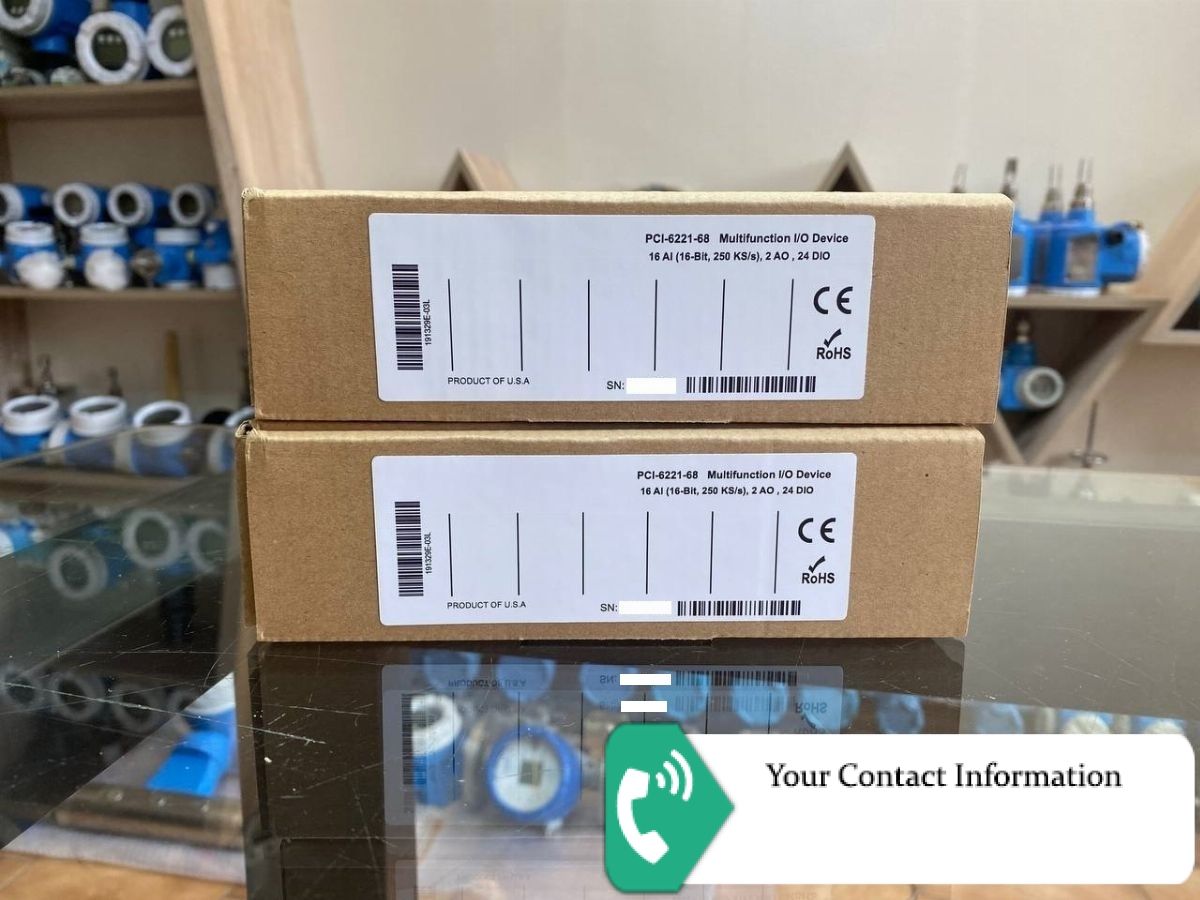 کارت داده برداری DAQ مدل PCI-6221-68 برند National instrument