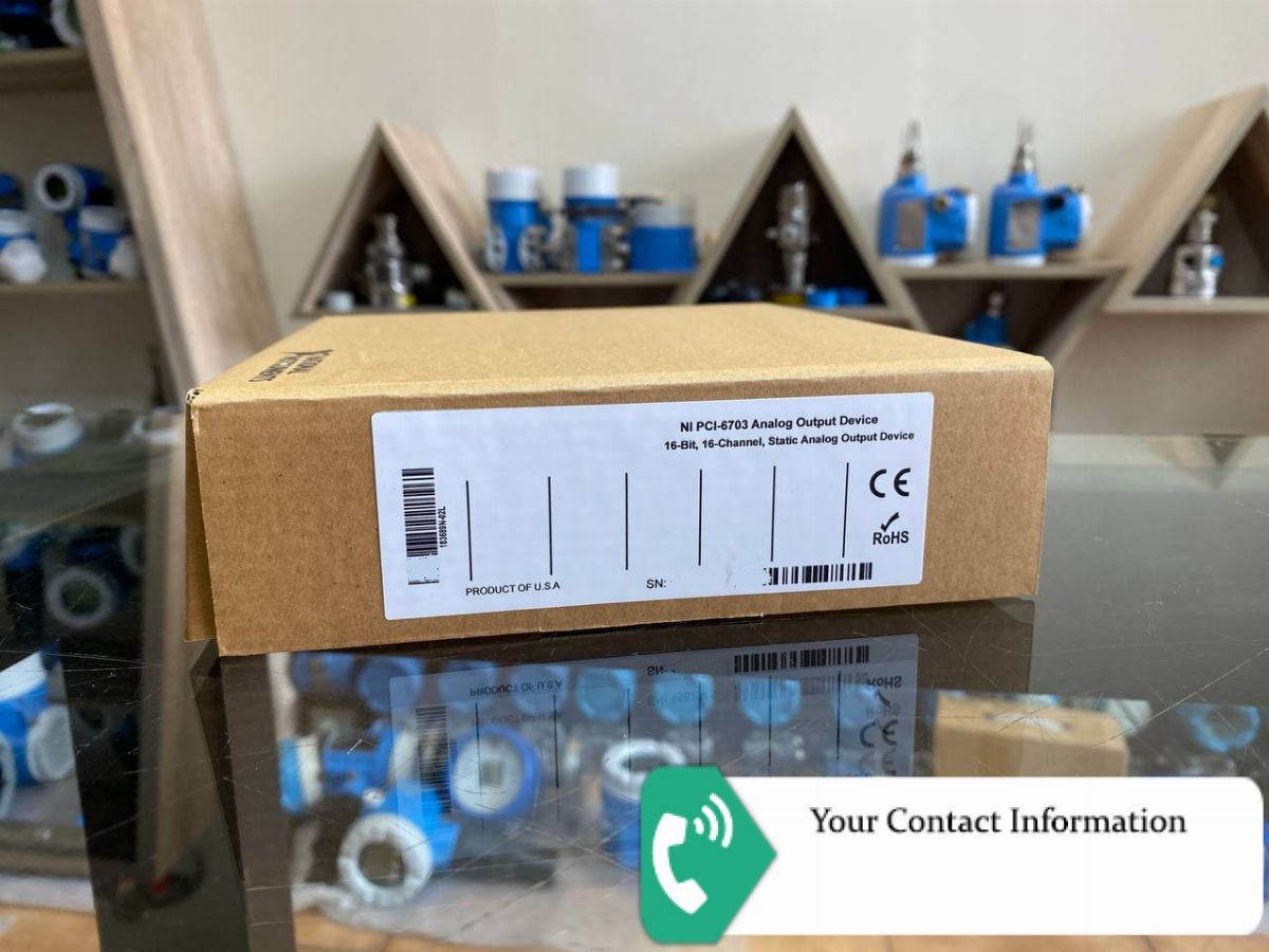 کارت داده برداری DAQ مدل PCI-6703 کارت داده برداری برند National instrument